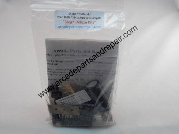 Sharp Nintendo XM-1801N / XM-2001N & Audio Board Cap Kit 105C Nichicon ...