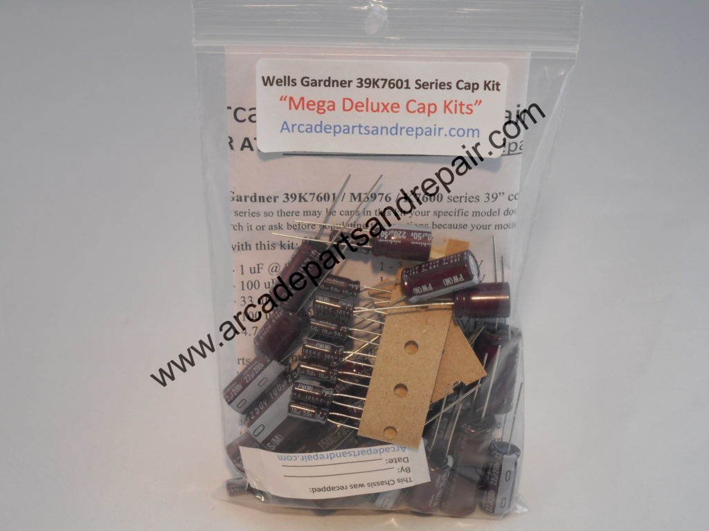 Wells Gardner 39K7601 / M3976 / K7600 39" Monitor Cap Kit 105C Nichicon ...