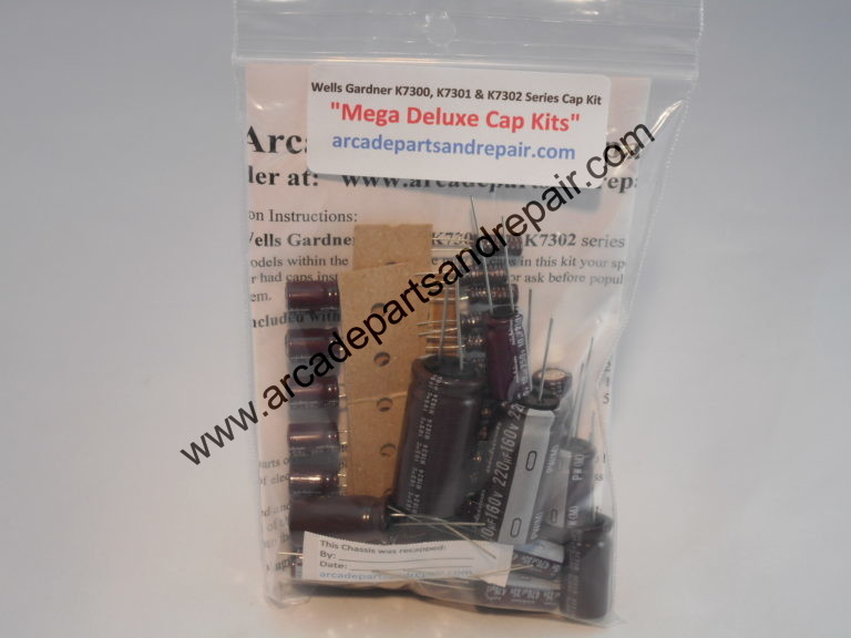 Wells Gardner K7300 Series Monitor Cap Kit - Arcade Parts and Repair