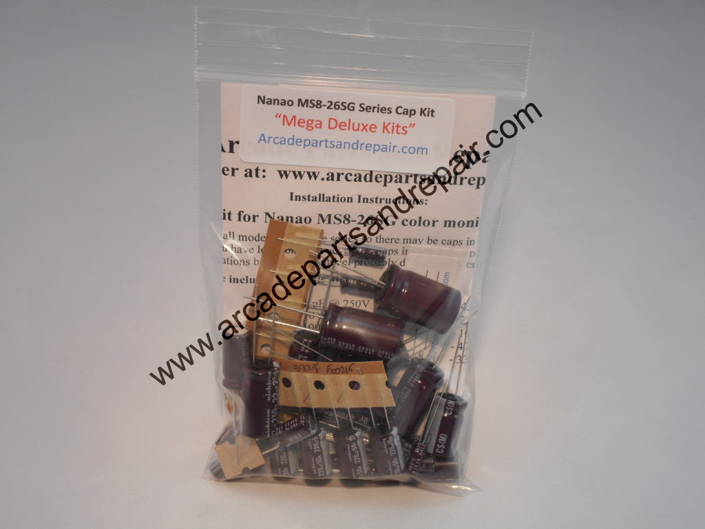 Electrohome G07-CBO Monitor Cap Kit 105C - Arcade Parts and Repair