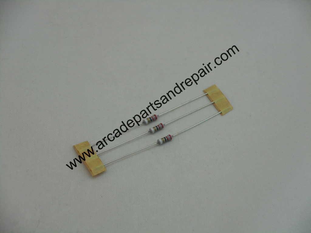 22 OHM 1/2 WATT FUSIBLE RESISTOR (3 PCS)-Arcade Parts and Repair