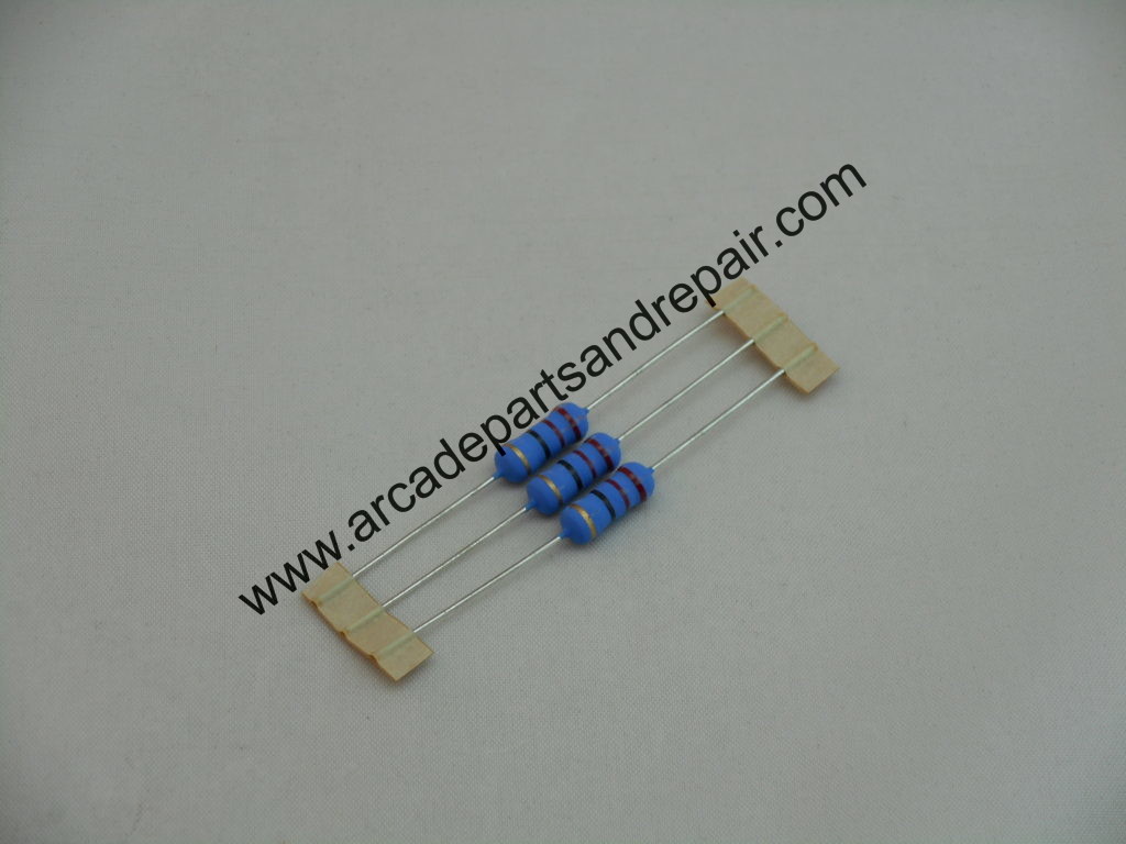 22 OHM 2 WATT Metal Oxide RESISTOR 3pcs - Arcade Parts and Repair
