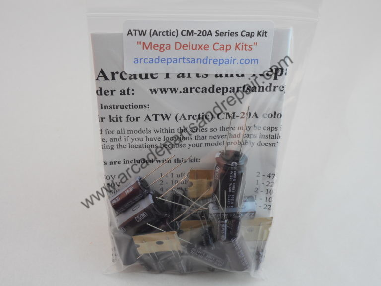 ATW Arctic CM-20A Series Monitor Cap Kit 105C Nichicon-Arcade Parts and ...