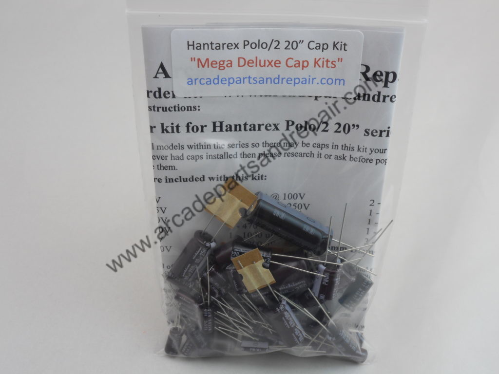 Hantarex Polo/2 20" Monitor Cap Kit 105C Nichicon - Arcade Parts and Repair