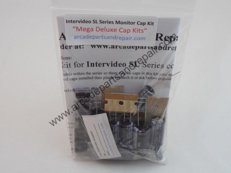 Intervideo SL Series Monitor Cap Kit 105C Nichicon - Arcade Parts and ...