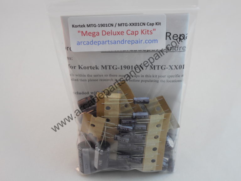 Kortek MTG-1901CN / MTG-XX01 13″ / 19″ Monitor Cap Kit 105C-Arcade ...