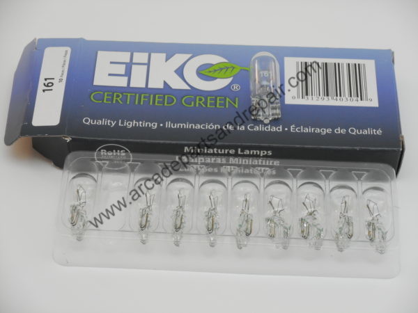 161 Bulbs (10 Pack Box) - Arcade Parts and Repair