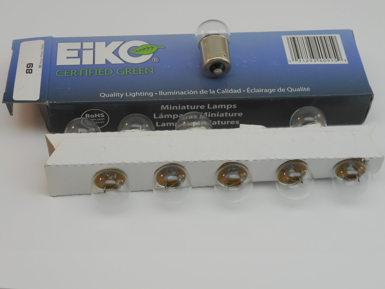 89 Bulbs (10 Pack Box) - Arcade Parts and Repair