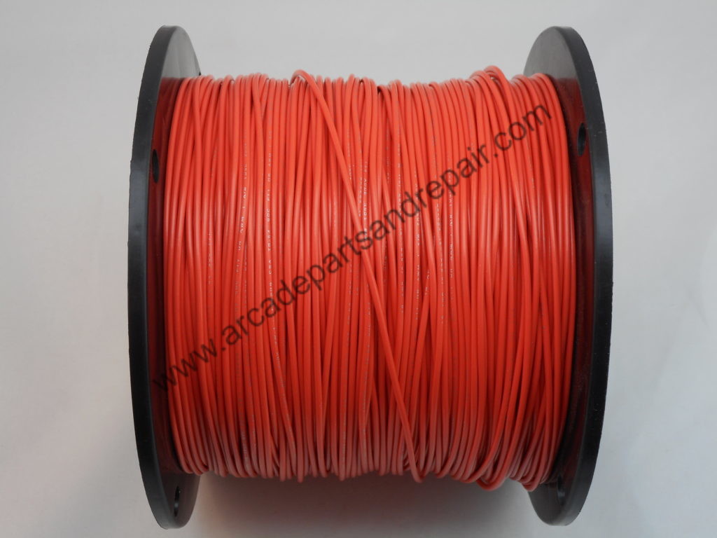 Orange Stranded Wire 18AWG - Arcade Parts and Repair