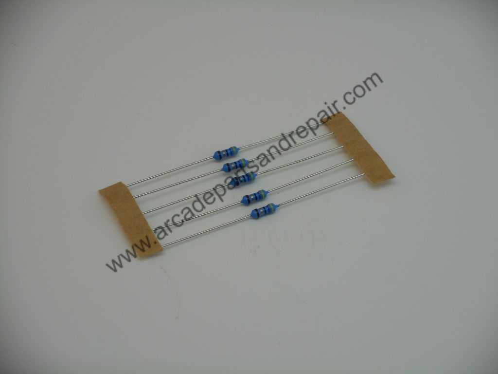47 OHM 1/2 WATT RESISTOR (5 PIECES) (R1113) - Arcade Parts and Repair