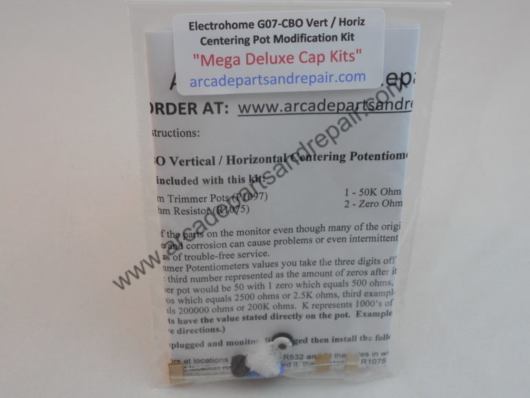 Electrohome G07-CBO H. Cent & V. Cent Pot Modification Kit - Arcade ...