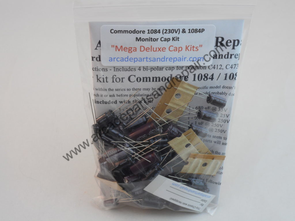 Commodore 1084 / 1084P Version Cap Kit 105C Nichicon - Arcade Parts and ...